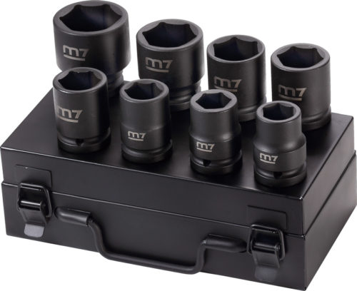 1/2" Dr. 6Pc Stubby Socket Set Sae | Mighty-Seven