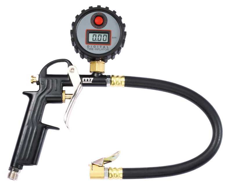 Air Digital Tire Inflator 160 PSI Max Capacity 12" Hose | Mighty-Seven